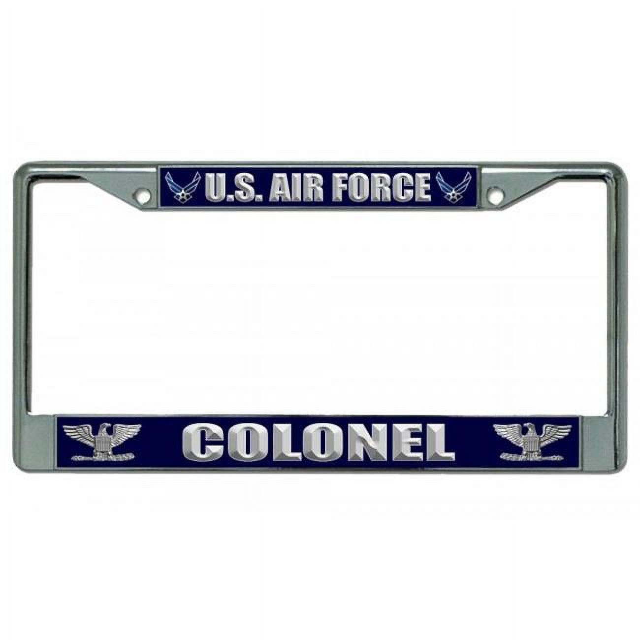 212 Main LPO2146 U.S. Air Force Colonel Chrome License Plate Frame ...