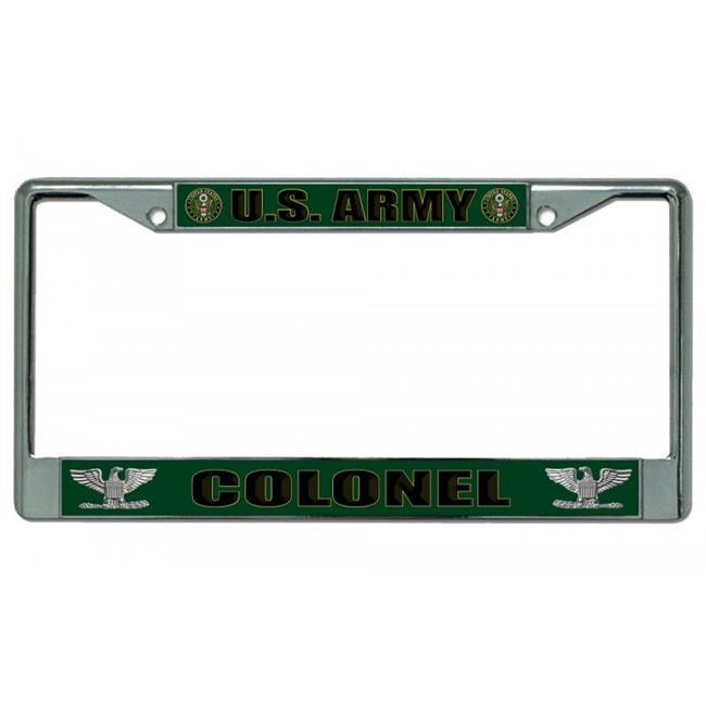 212 Main LPO2166 U.S. Army Colonel Chrome License Plate Frame - Walmart.com