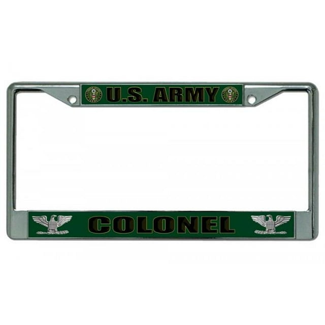 212 Main LPO2166 U.S. Army Colonel Chrome License Plate Frame - Walmart.com
