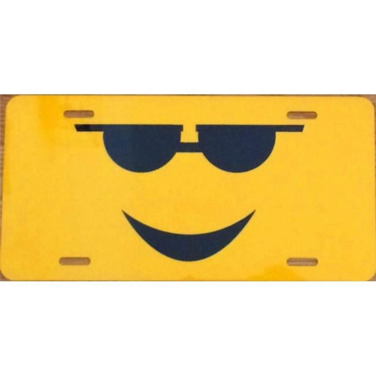 212 Main LPO2621 6 x 12 in. Smiley Face with Sun Shades Photo Metal ...
