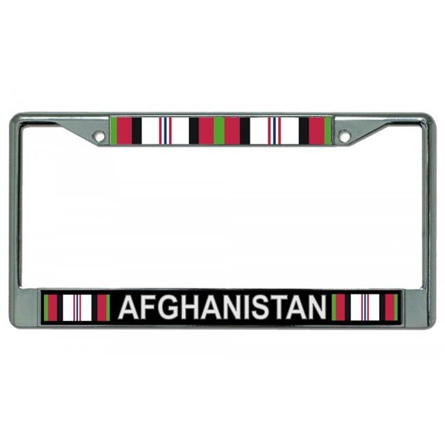 212 Main LPO2950 6 x 12 in. Afghanistan Veteran Chrome License Plate ...