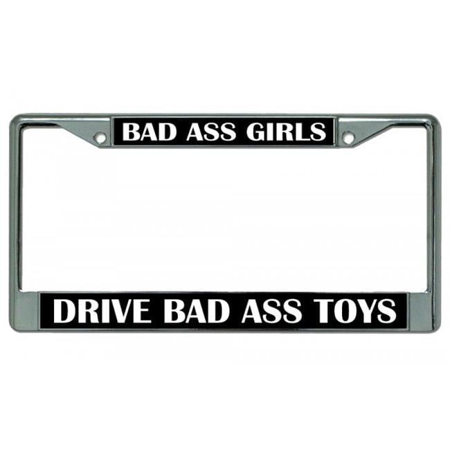 212 Main LPO3061 6 x 12 in. Bad Ass Girls Drive Bad Ass Toys Chrome ...