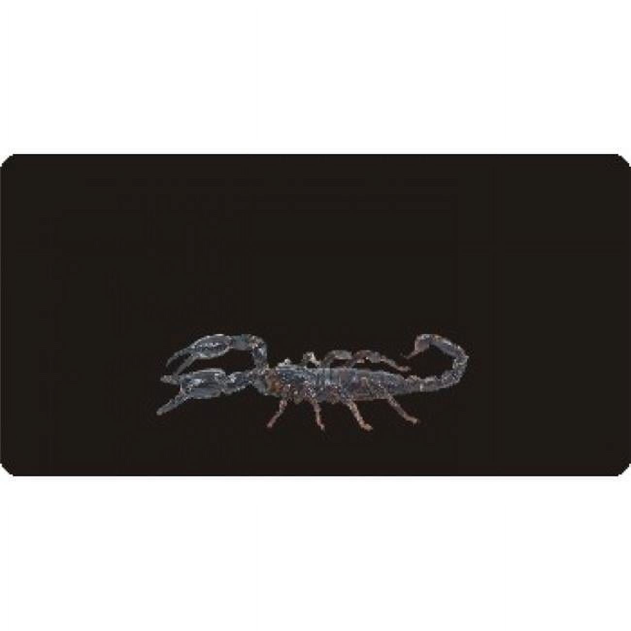 212 Main LPO3233 6 x 12 in. Scorpion on Black Photo License Plate ...