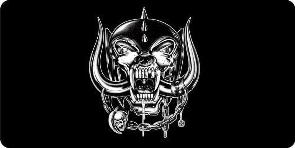 212 Main LPO3293 6 x 12 in. Motorhead Logo on Black Photo License Plate ...