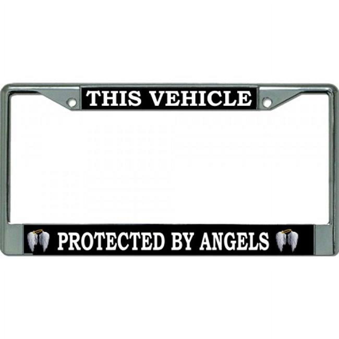 212 Main LPO3326 6 x 12 in. This Vehicle Protected by Angels Chrome ...