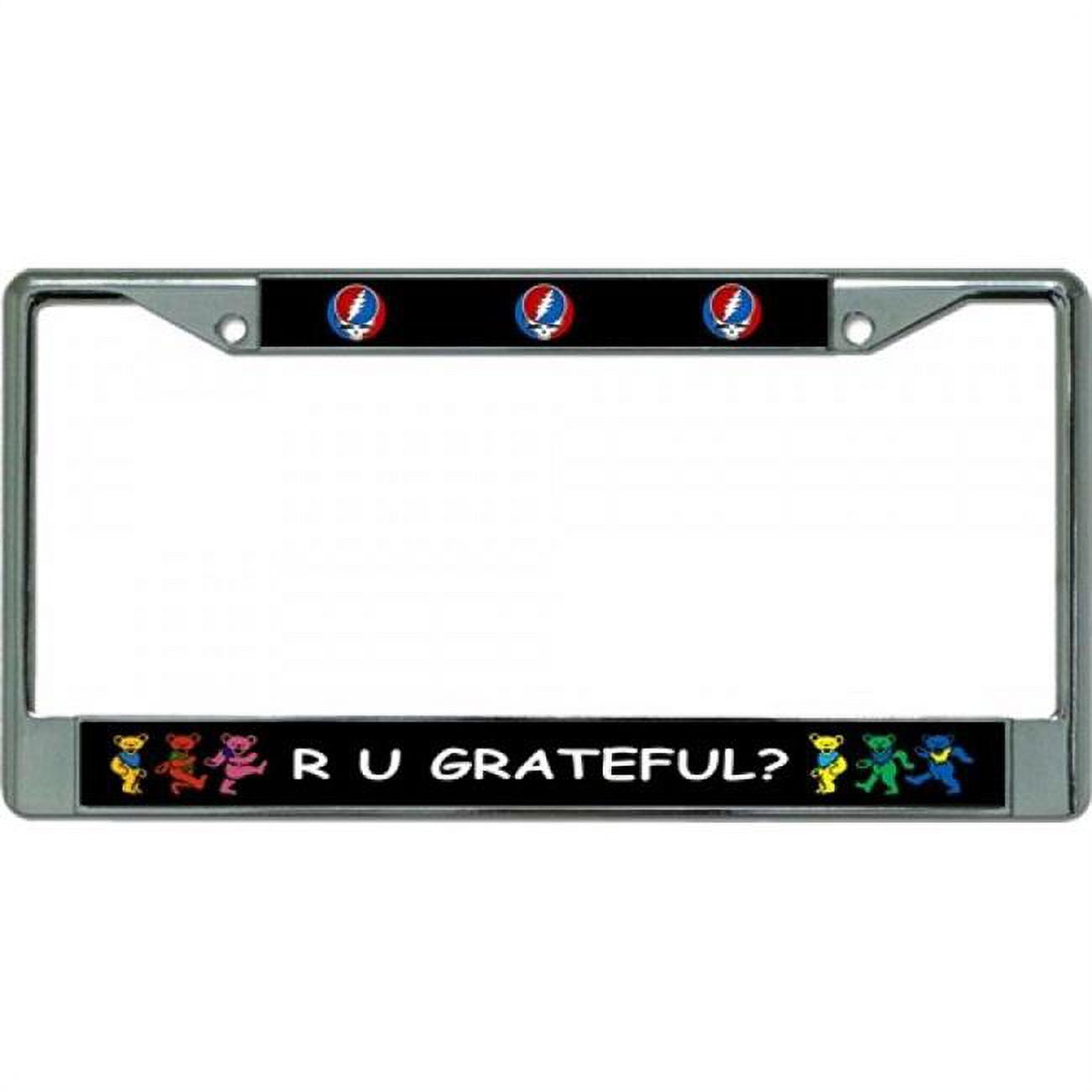 212 Main LPO3378 6 x 12 in. R U Grateful Chrome License Plate Frame ...