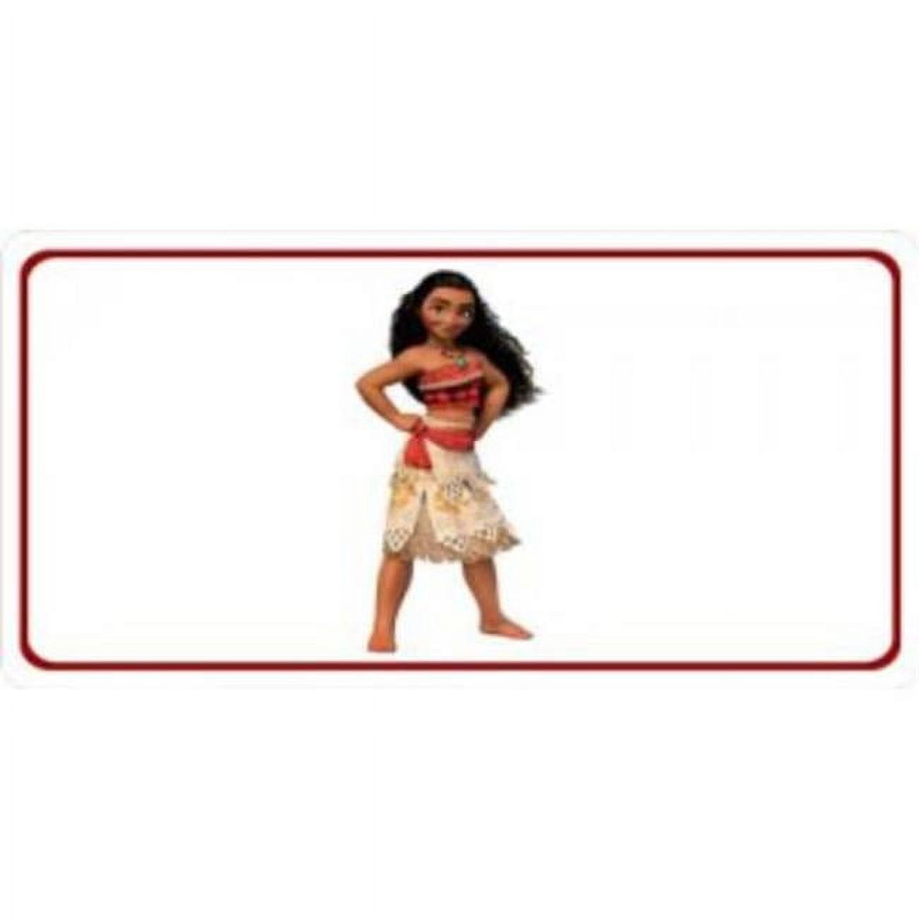 212 Main LPO3381 6 x 12 in. Moana on White Photo License Plate ...