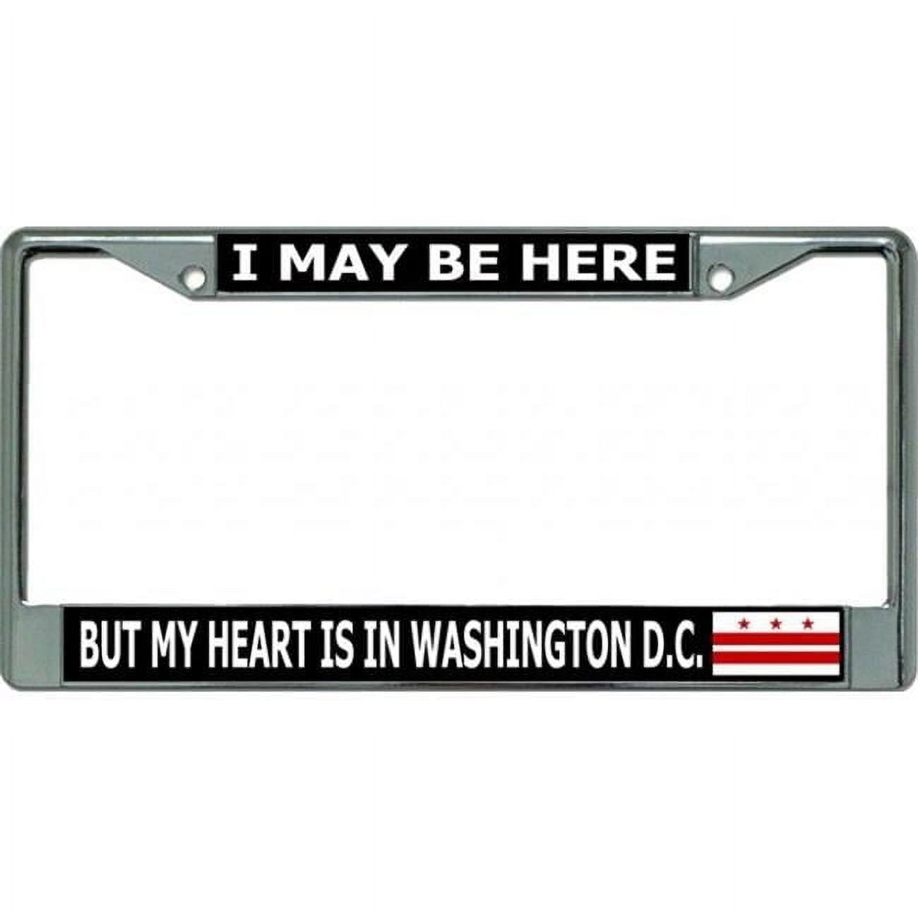 212 Main LPO3567 6 x 12 in. My Heart is in Washington D.c. Chrome ...