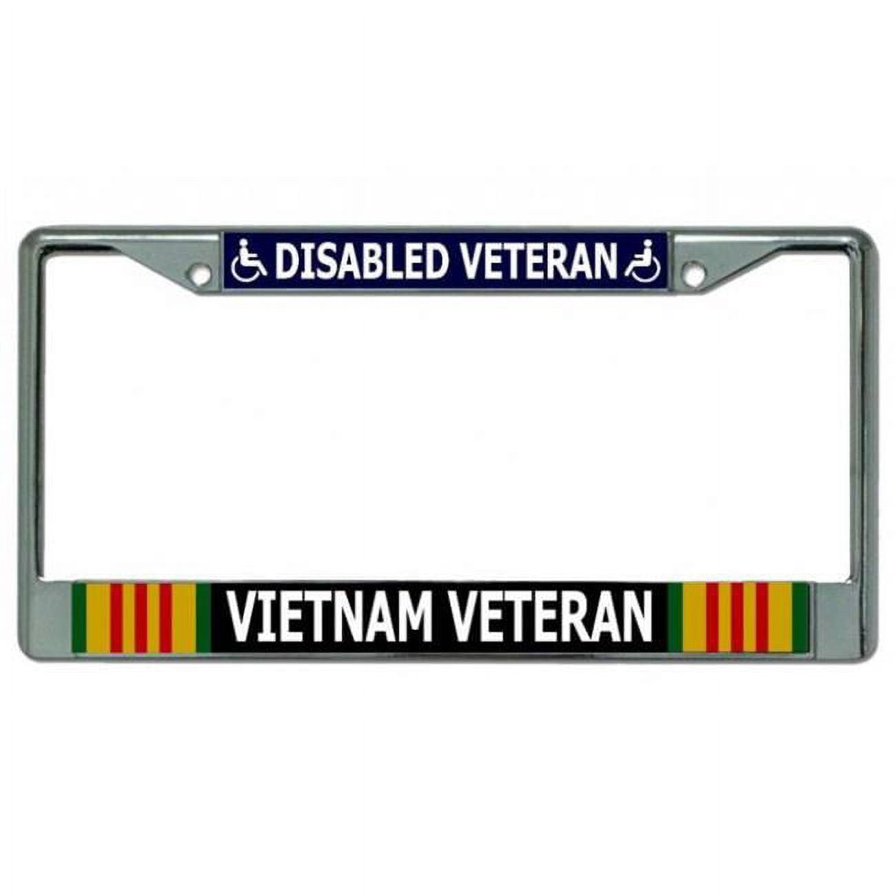 212 Main LPO3637 6 x 12 in. Disabled Vietnam Veteran Chrome License ...