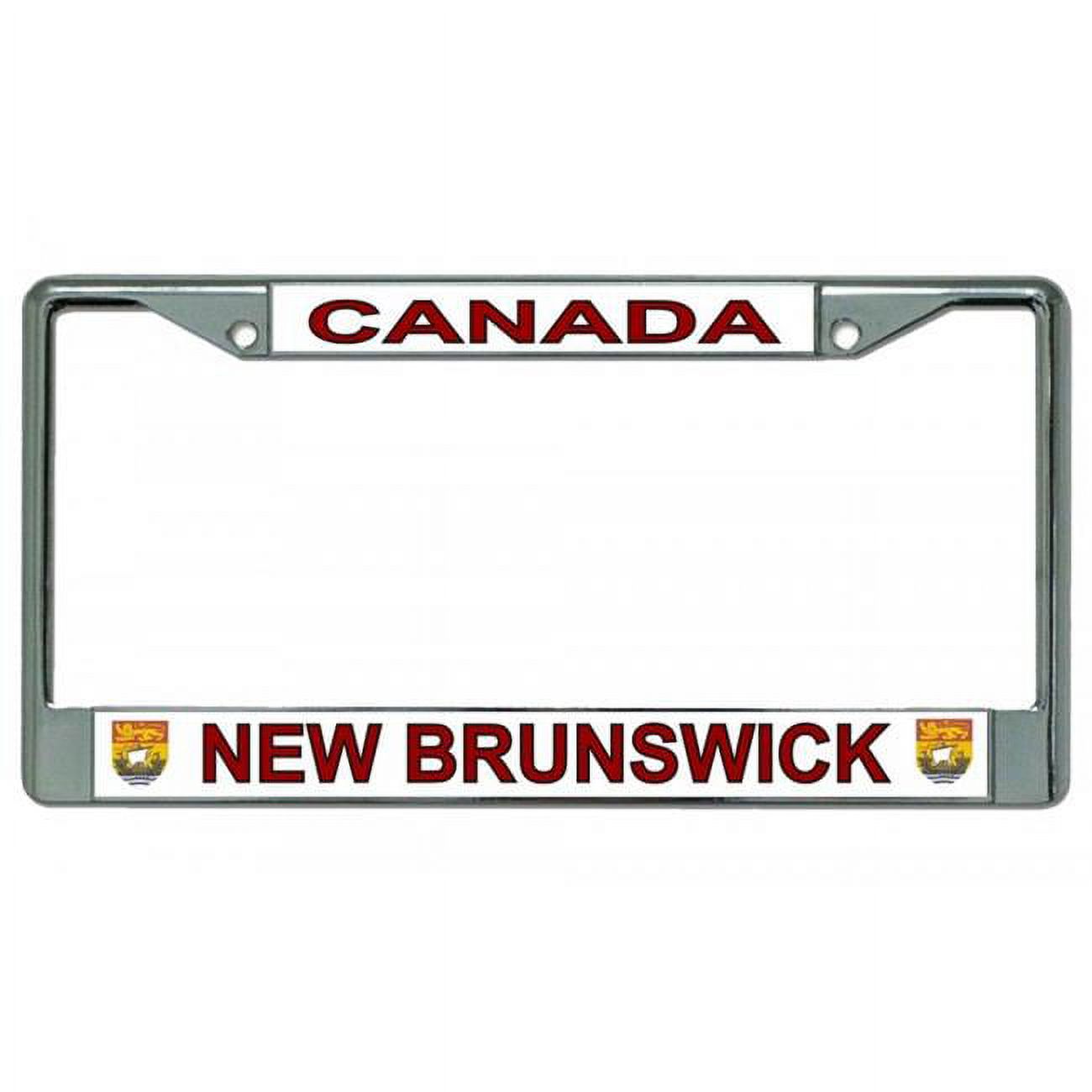 212 Main LPO3709 6 x 12 in. Canada New Brunswick Chrome License Plate ...