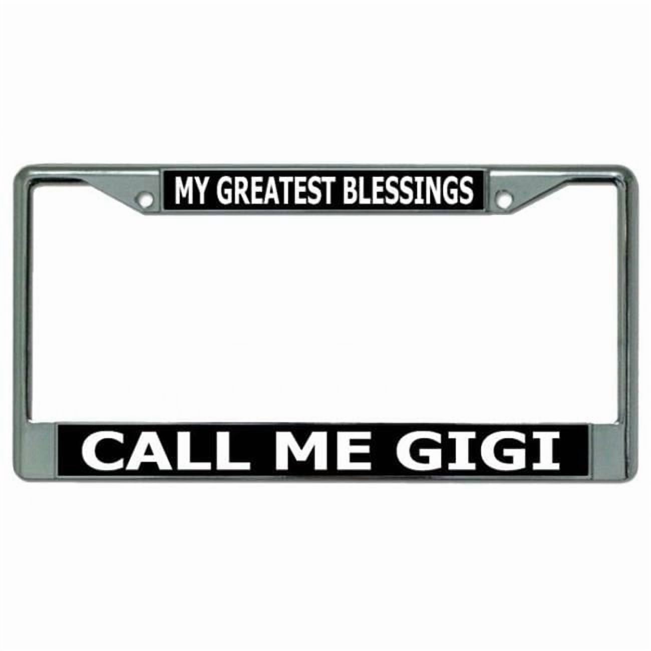 Call Me Gigi Chrome License Plate Frame - Walmart.com
