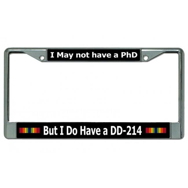 DD-214 Chrome License Plate Frame - Walmart.com