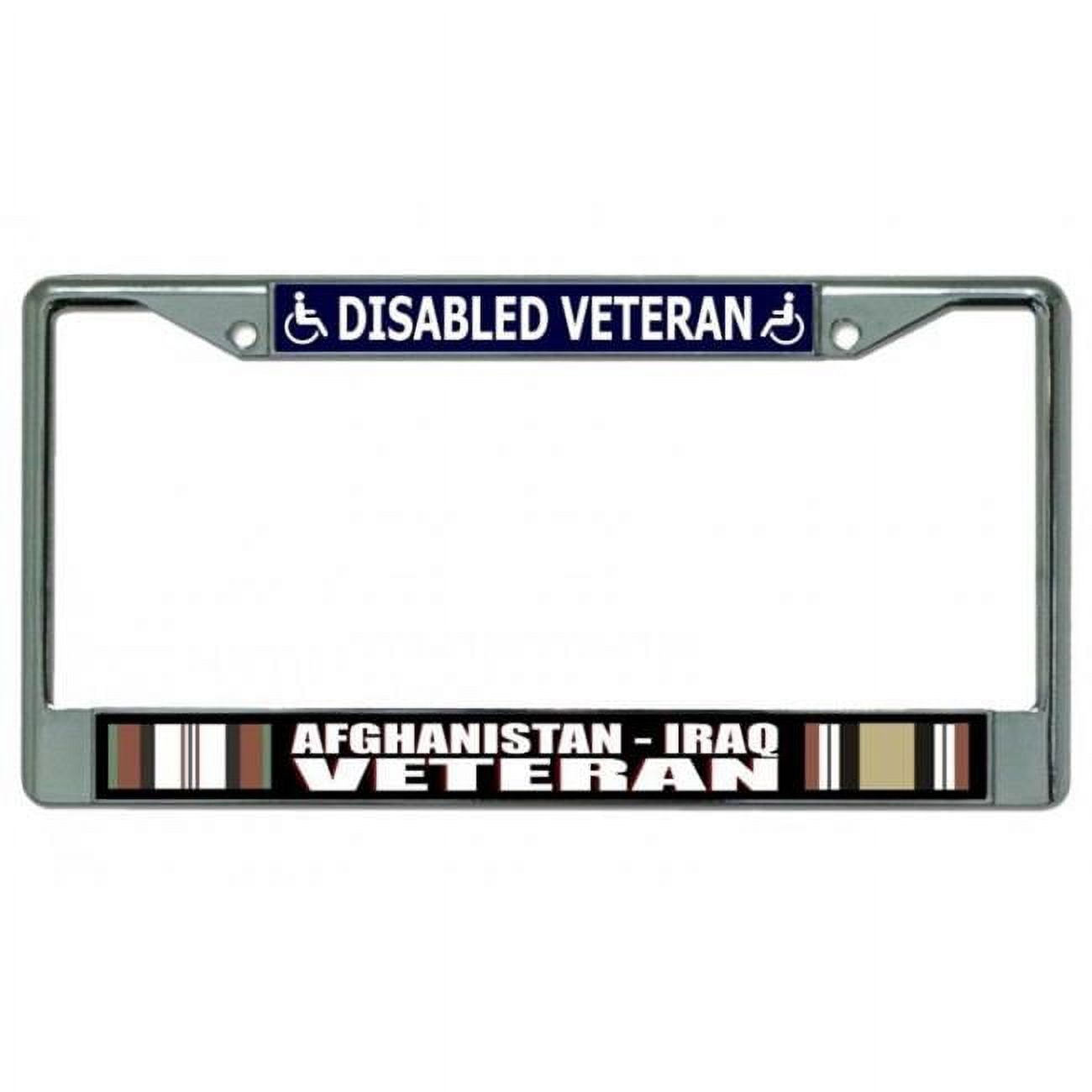 212 Main LPO4094 6 x 12 in. Afghanistan Iraq Disabled Veteran Chrome ...