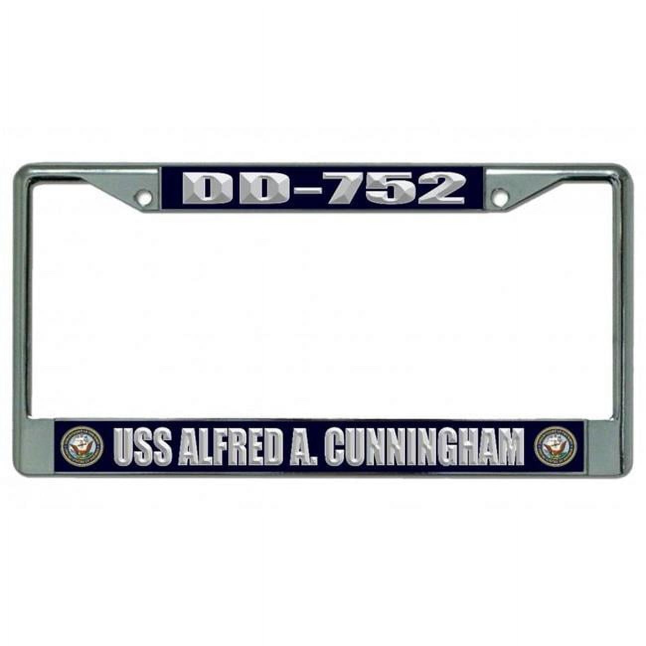 212 Main LPO4185 6 x 12 in. USS Alfred A. Cunningham DD-752 Chrome ...