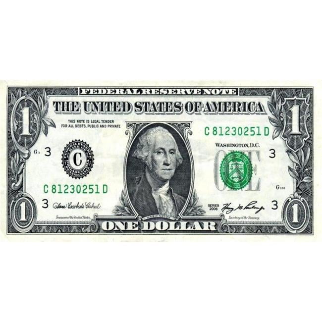 One Dollar Bill Photo License Plate - Walmart.com