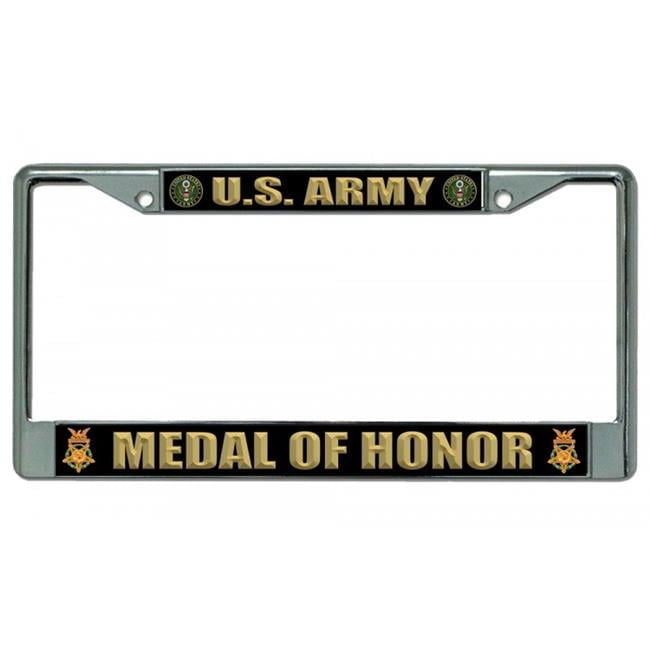 212 Main LPO4418 6 x 12 in. U.S. Army Medal of Honor Chrome License ...