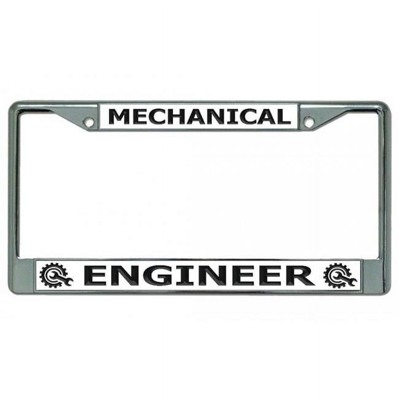 Mechanical Engineer Chrome License Plate Frame - Walmart.com