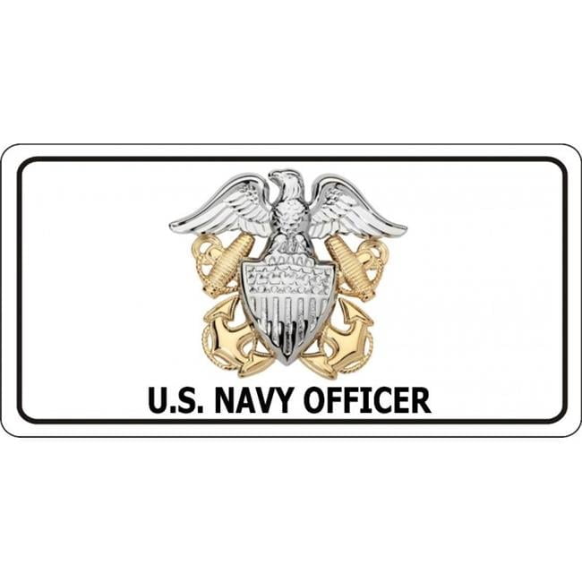 212 Main LPO4773 6 x 12 in. U.S. Navy Officer Insignia Photo License ...