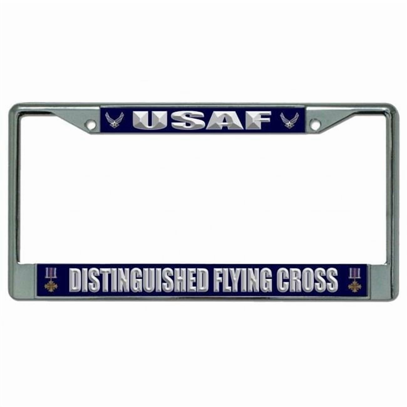 U.S. Air Force Distinguished Flying Cross Chrome License Plate Frame ...