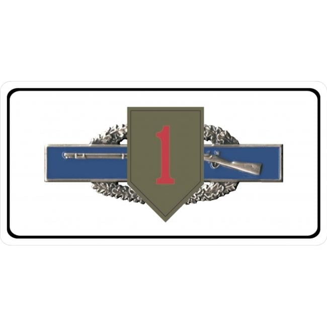 U.S. Army 1st Infantry Combat Photo License Plate - Walmart.com