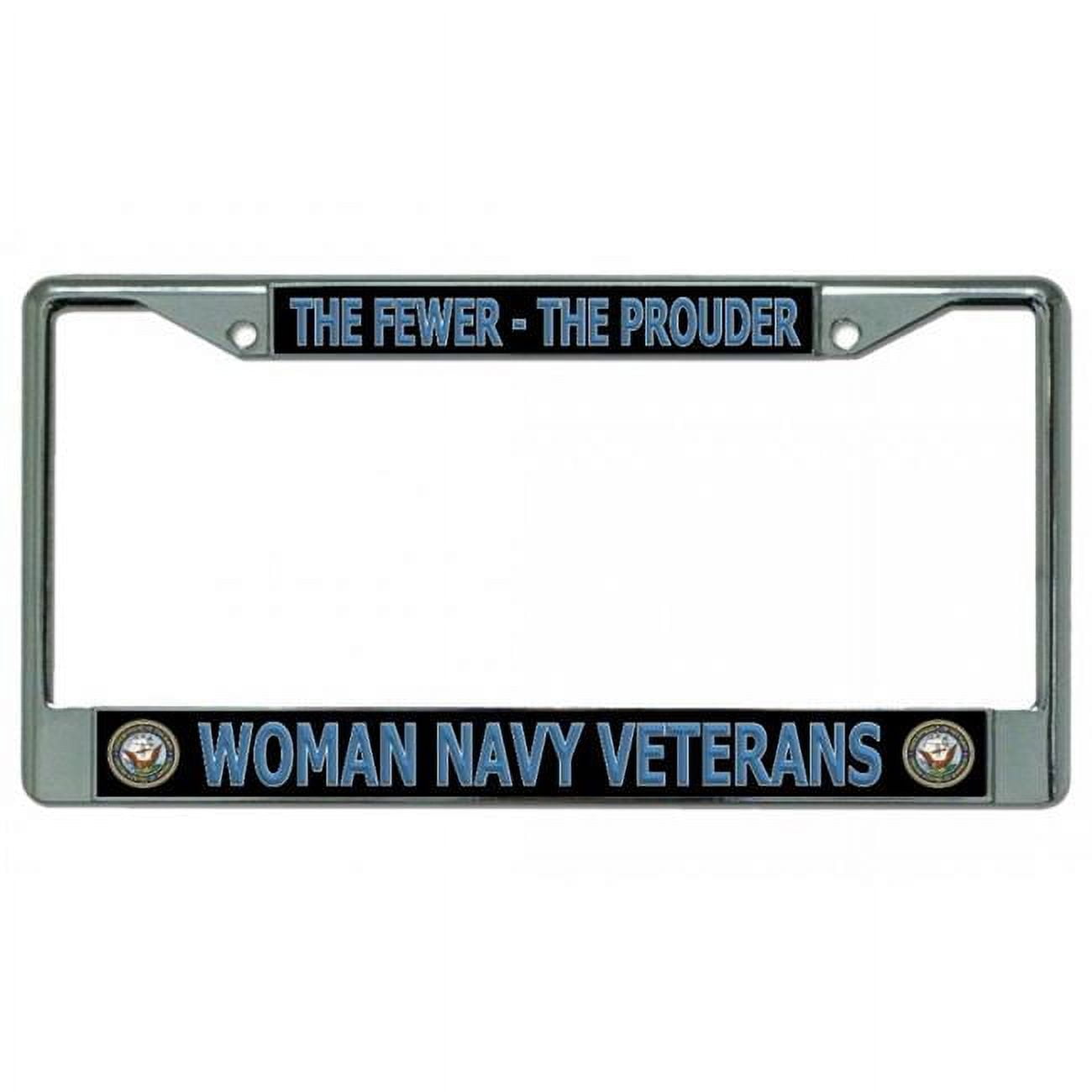 212 Main LPO5006 6 x 12 in. Woman Navy Veterans Chrome License Plate ...