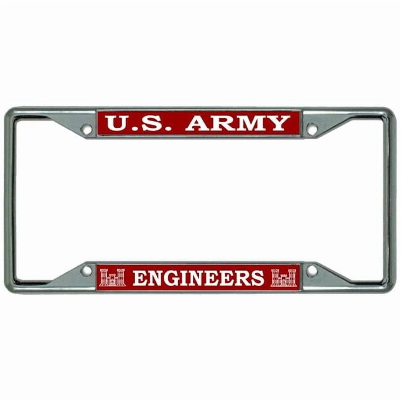 U.S. Army Engineers Every State Chrome License Plate Frame - Walmart.com