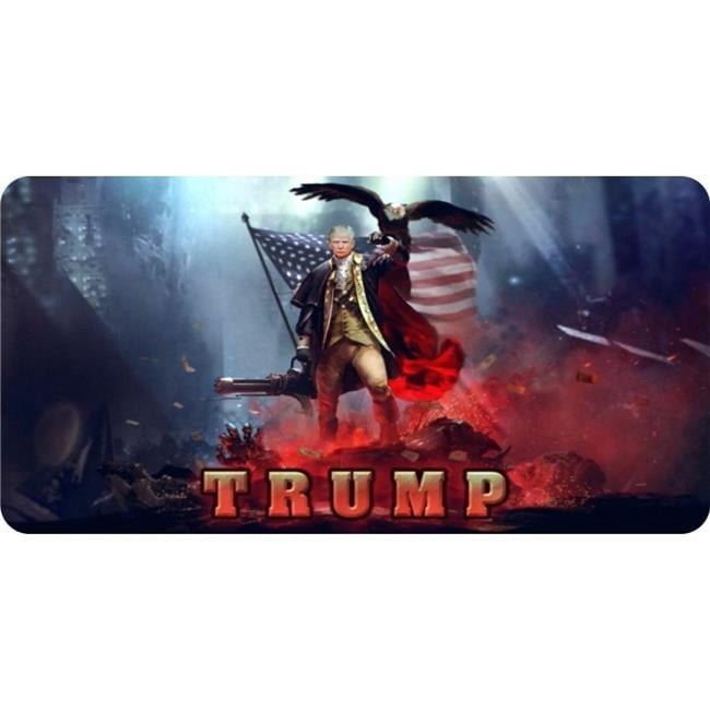 Donald Trump Patriotic Photo License Plate - Walmart.com