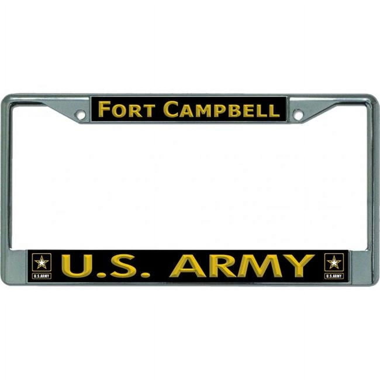 U.S. Army Fort Campbell Chrome License Plate Frame - Walmart.com