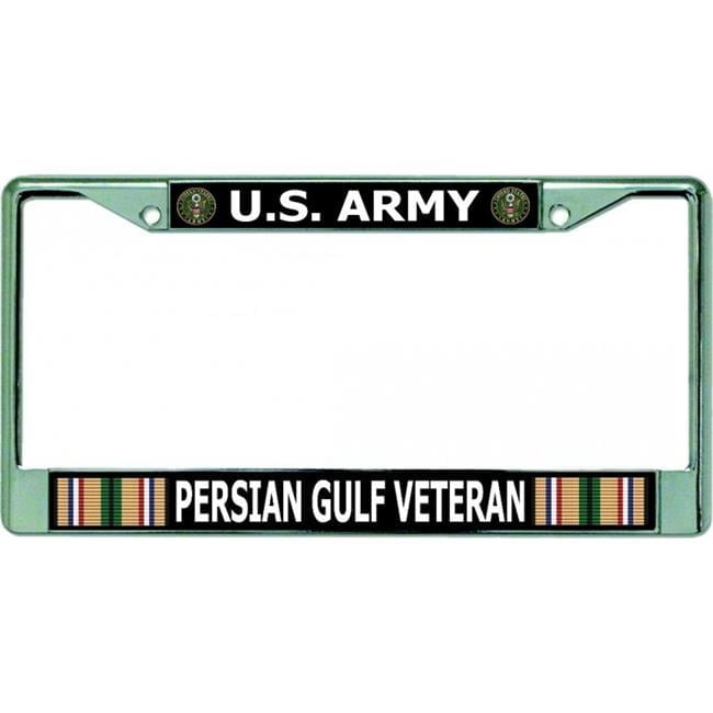U.S. Army Persian Gulf Veteran Chrome License Plate Frame - Walmart.com