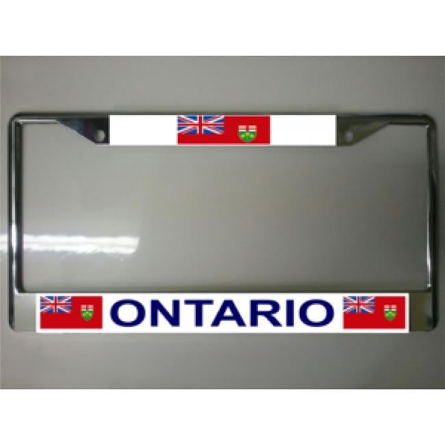 Ontario Canada License Plate Frame Free Screw Caps Included - Walmart.com