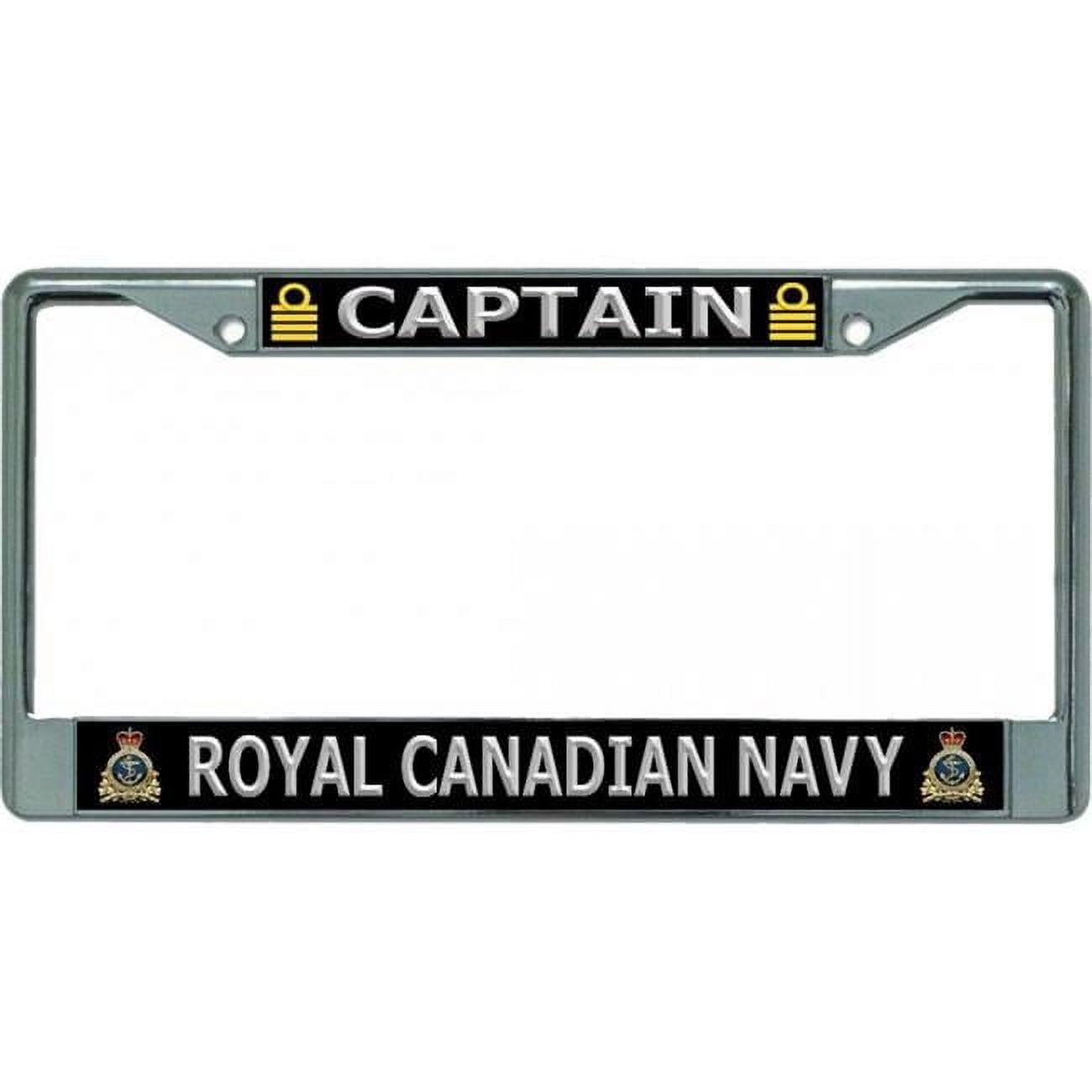Royal Canadian Navy Captain Chrome License Plate Frame - Walmart.com