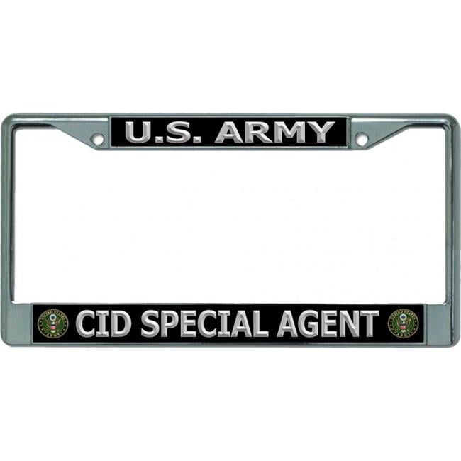 U.S. Army CID Special Agent Chrome License Plate Frame - Walmart.com