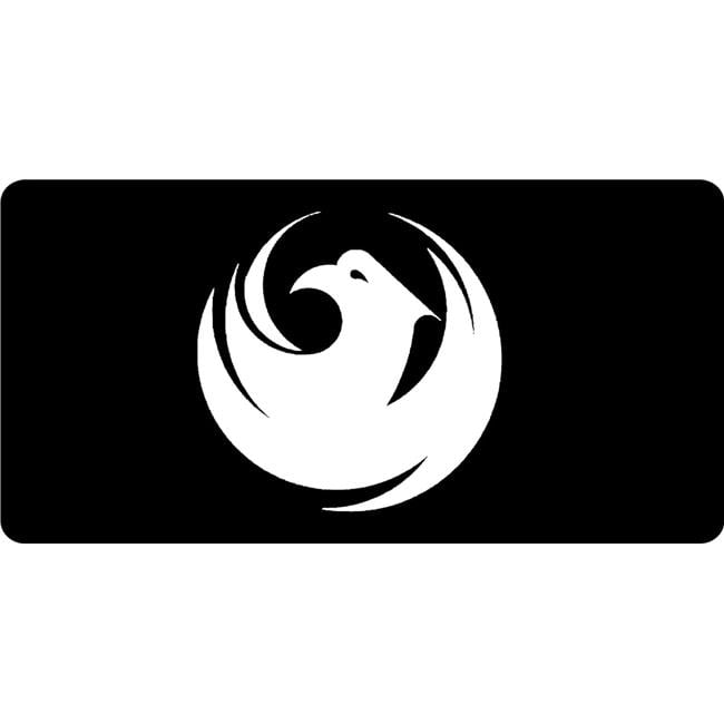 Phoenix Logo Aluminum Automotive License Plate Tag for Cars, Standard ...