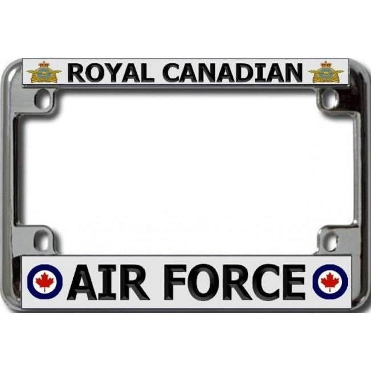 Royal Canadian Air Force Chrome Motorcycle License Plate Frame ...
