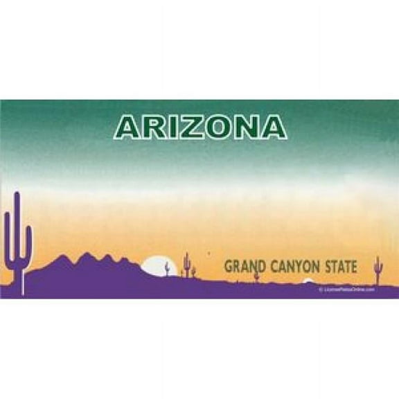 Arizon License Plate