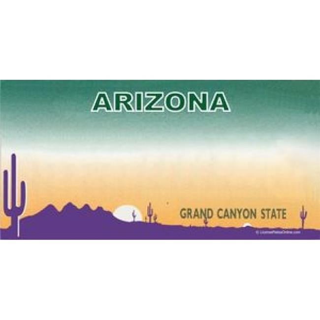 Arizona Blank Full Color Photo License Plate - Walmart.com