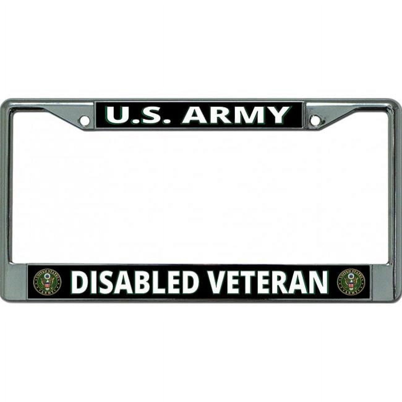 212 Main LPO6496 6 x 12 in. U.S. Army Disabled Veteran Chrome License ...