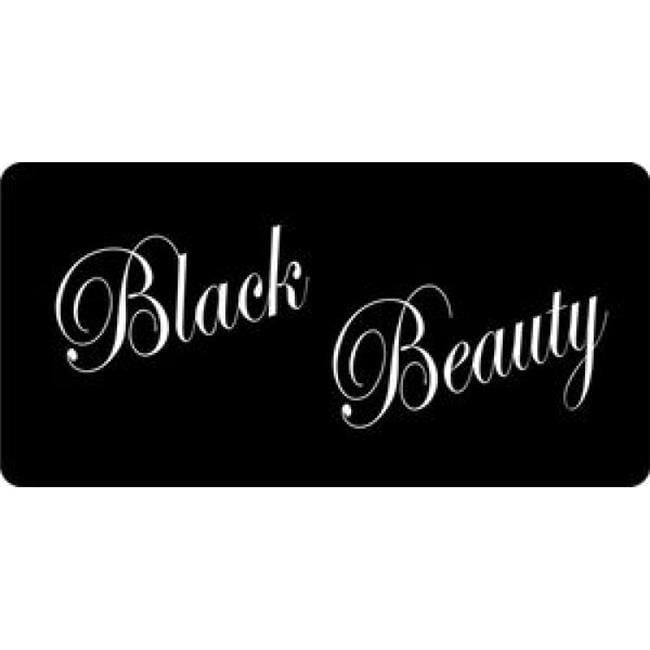 Black Beauty Photo License Plate - Walmart.com