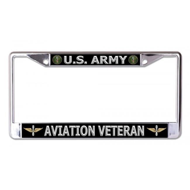 212 Main LPO6939 6 x 12 in. U.S. Army Aviation Veteran Chrome License ...