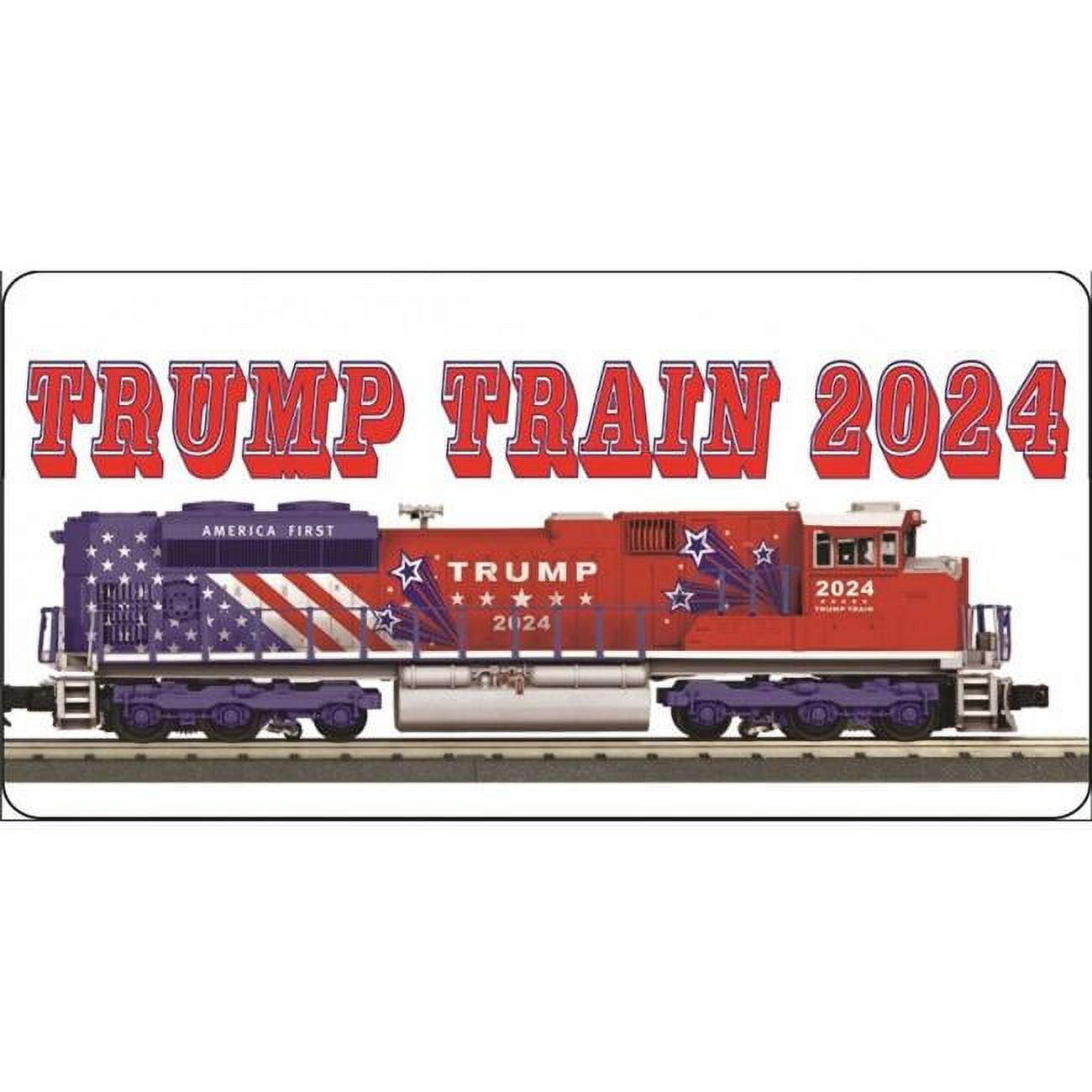 Trump Train 2024 Photo License Plate - Walmart.com