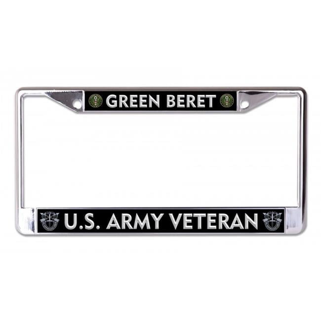 U.S. Army Veteran Green Beret Chrome License Plate Frame - Walmart.com