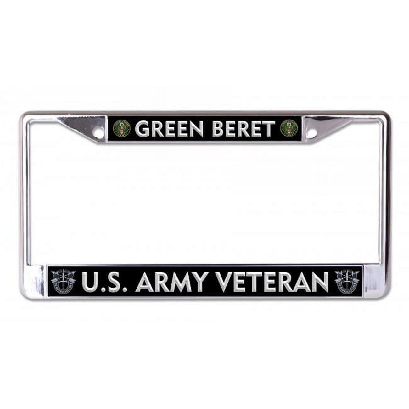 212 Main LPO7147 6 x 12 in. U.S. Army Veteran Green Beret Chrome ...