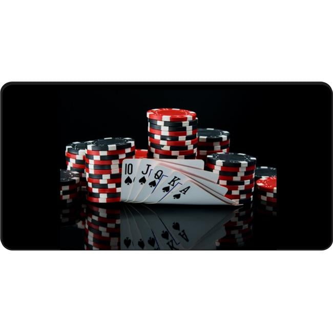 212 Main LPO7784 6 x 12 in. Poker Royal Flush with Chips No.2 Photo ...