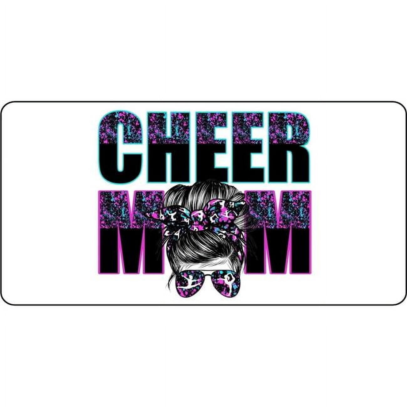 212 Main LPO8068 6 x 12 in. Cheer Mom on White Photo License Plate ...