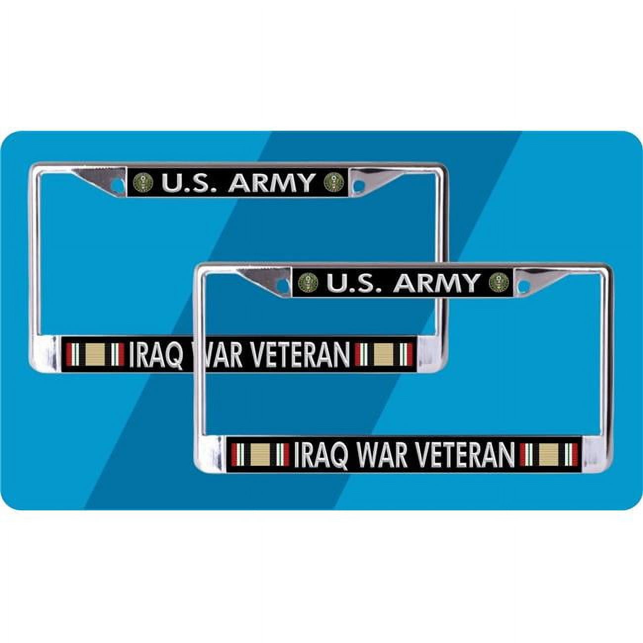 212 Main LPO8135 6 x 12 in. U.S. Army Iraq War License Plate Frame ...