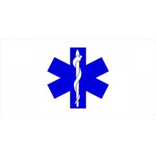 212 Main LPO845 Paramedic Logo Photo License Plate - Walmart.com