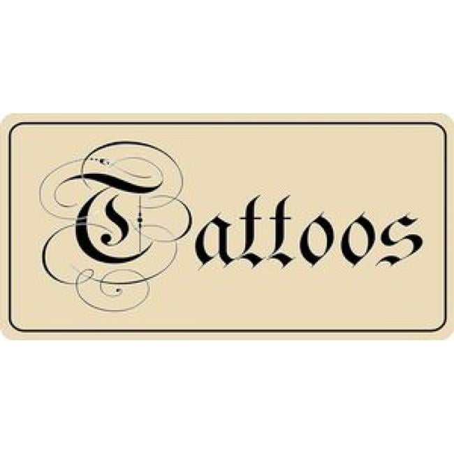 Tattoos Photo License Plate - Walmart.com