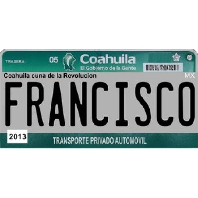 212 Main LPO891 Mexico Coahuila Photo License Plate - Walmart.com