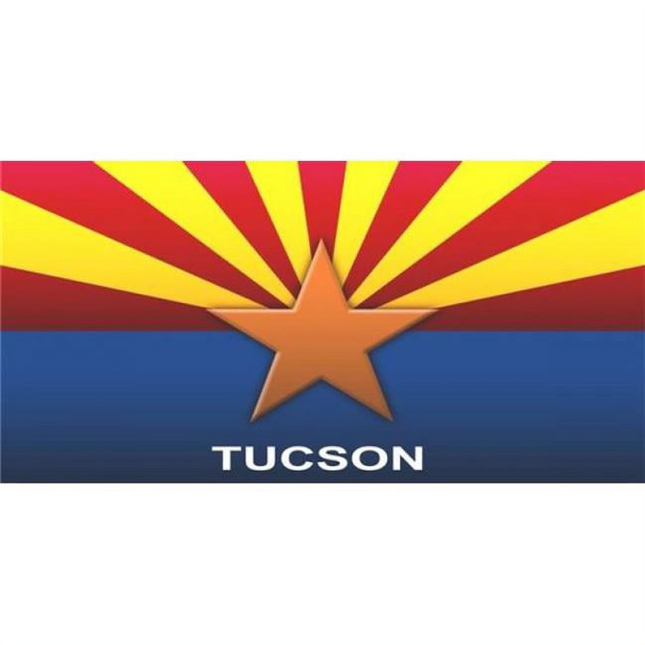 212 Main LPO965 Arizona State Flag Tucson Photo License Plate - Walmart.com