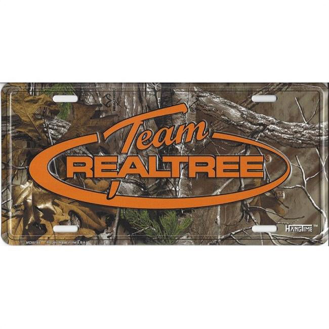 212 Main MC50155 6 x 12 in. Team Realtree Camo Metal License Plate ...